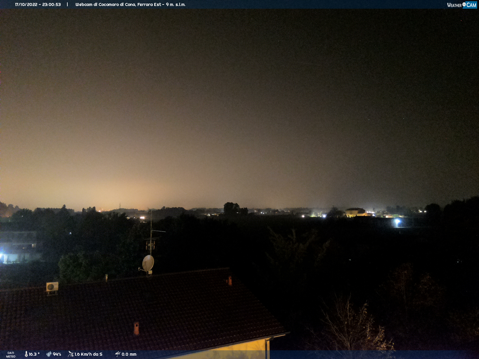 Webcam di Cocomaro di Cona, Ferrara (FE) | WeatherCam.it